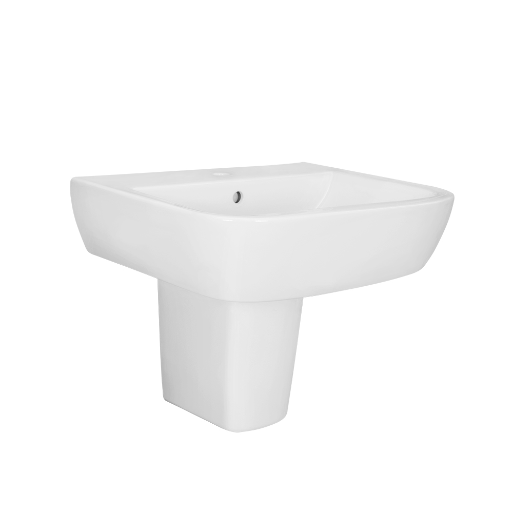 Set lavaman+kollone i varur Tempo,porcelan,60x49.5x48 cm | M