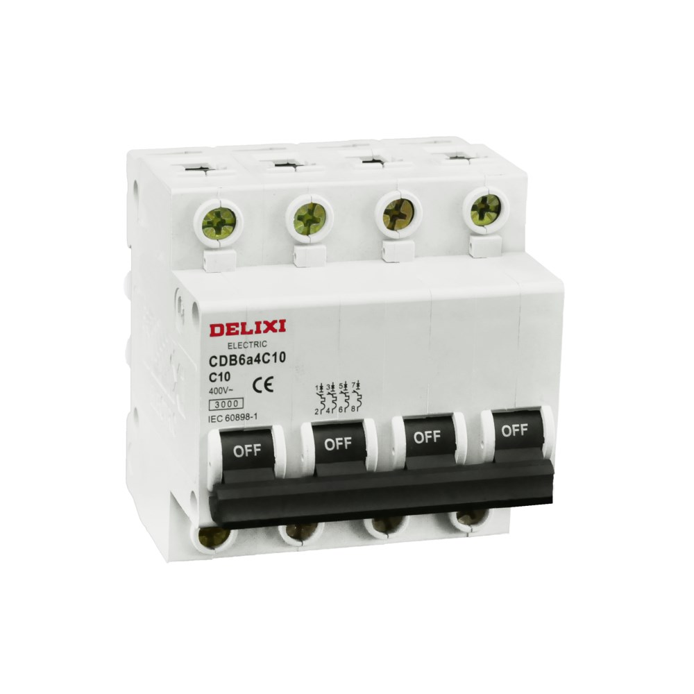 Mini Circuit Breaker 3kA 4P-10A | Megatek