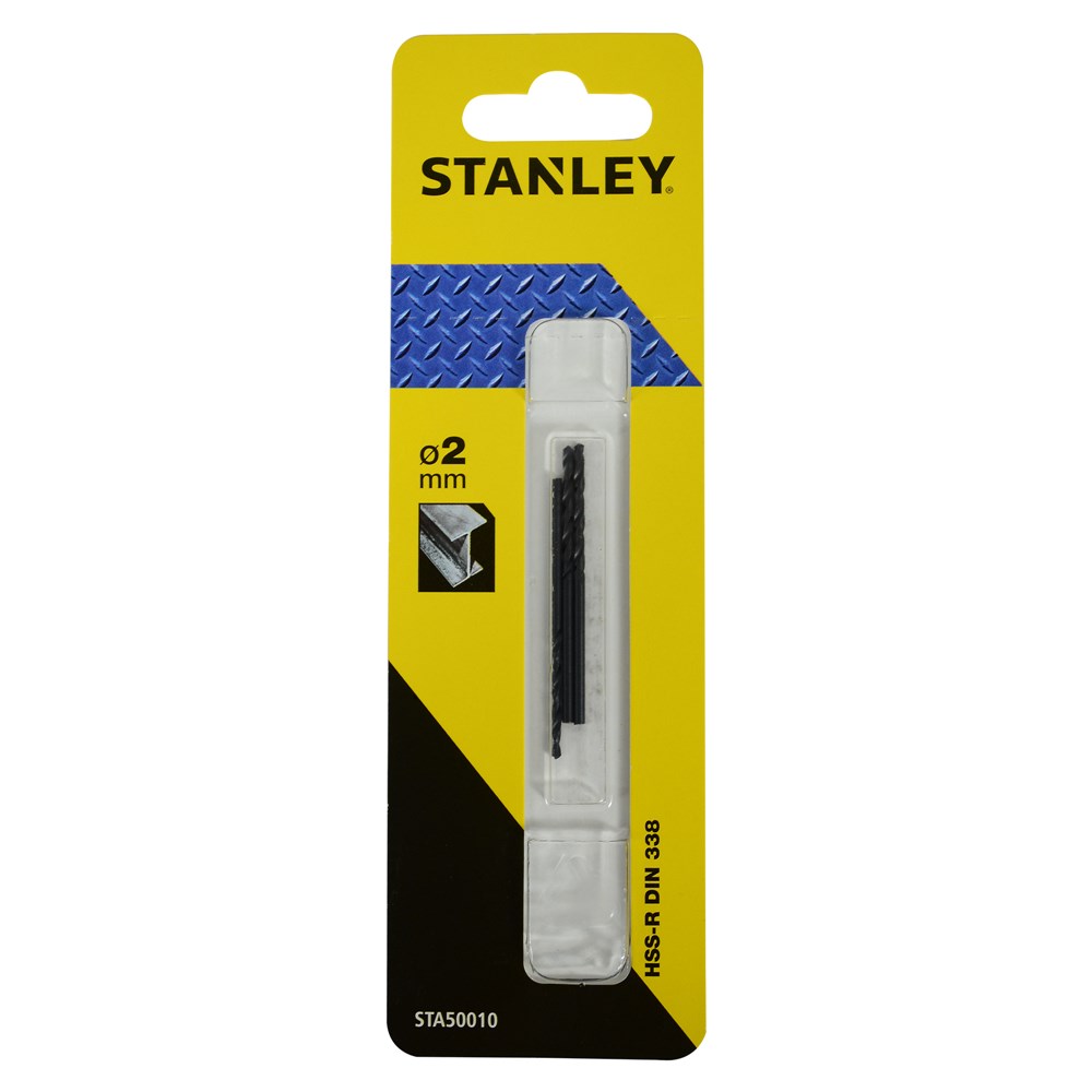 Metal drill bit, Stanley, 2x24x49 mm | Megatek