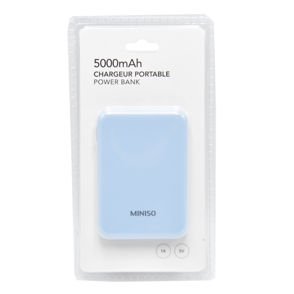 External battery, Miniso, 5000 mAh, mixed color | Megatek