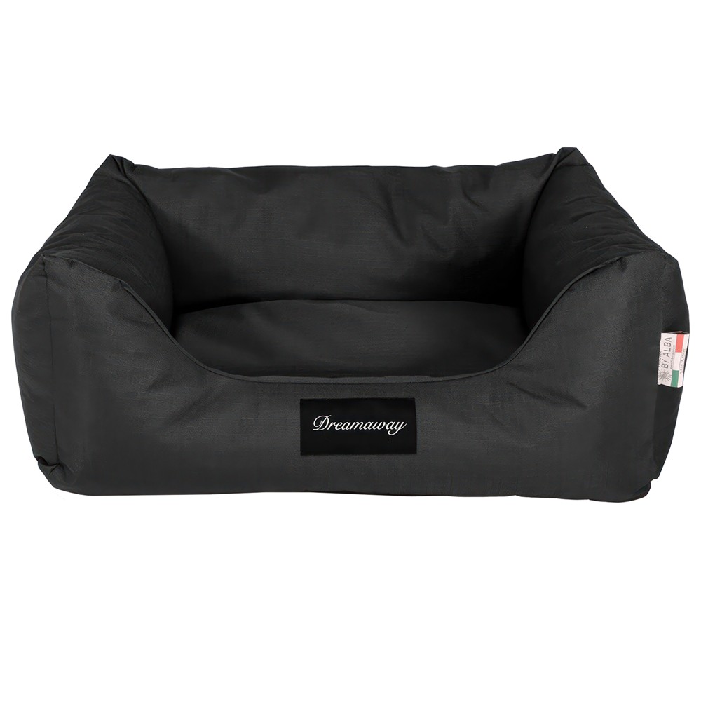 Bed for animals, Fabotex, Boston, 100x80x25 cm, black color