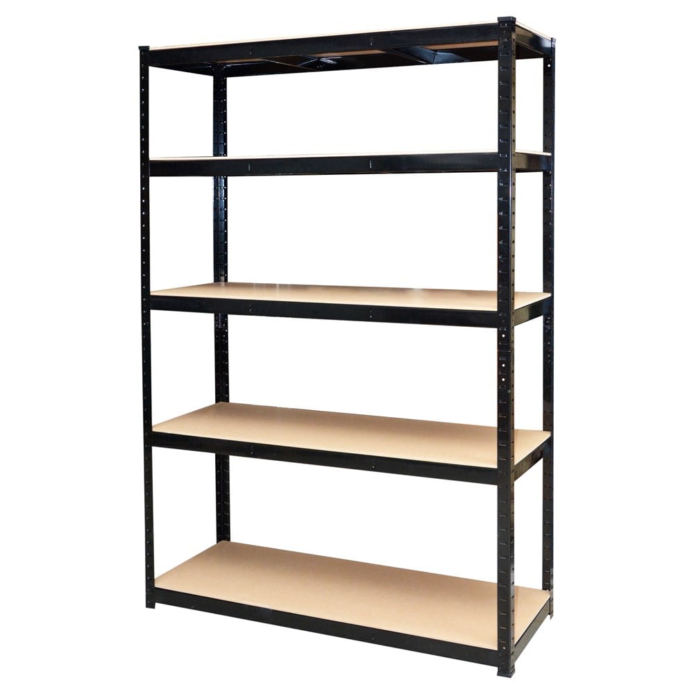 Raft metalik i zi me 5 kate 120x45x180 cm | Megatek