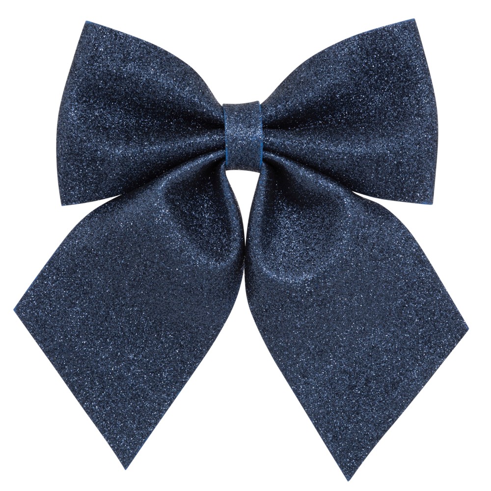 Christmas decorative ribbon, blue color, L. 20 x D. 3.5 x H.