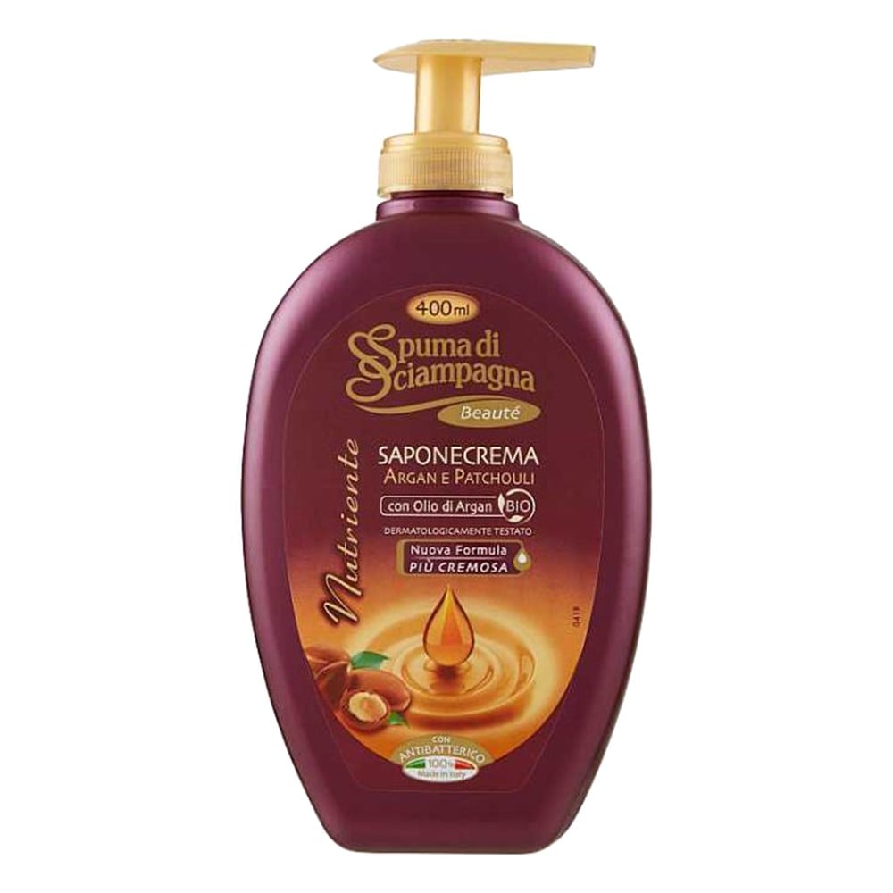 Spuma Di Sciampagna Liq.Nutrient Soap With Argan Oil, 400 ml