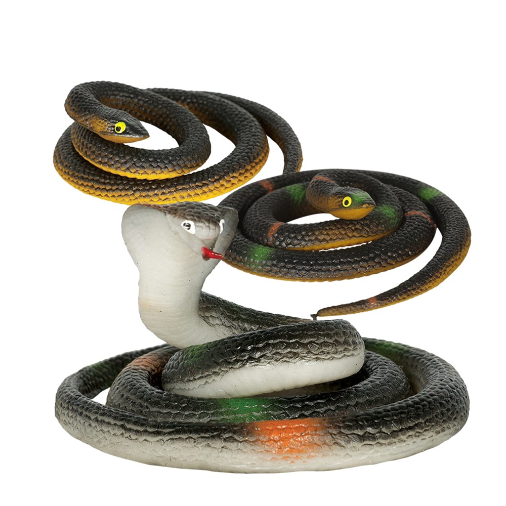 Halloween decorative snake, latex, 70 cm, assorted, 1 piece