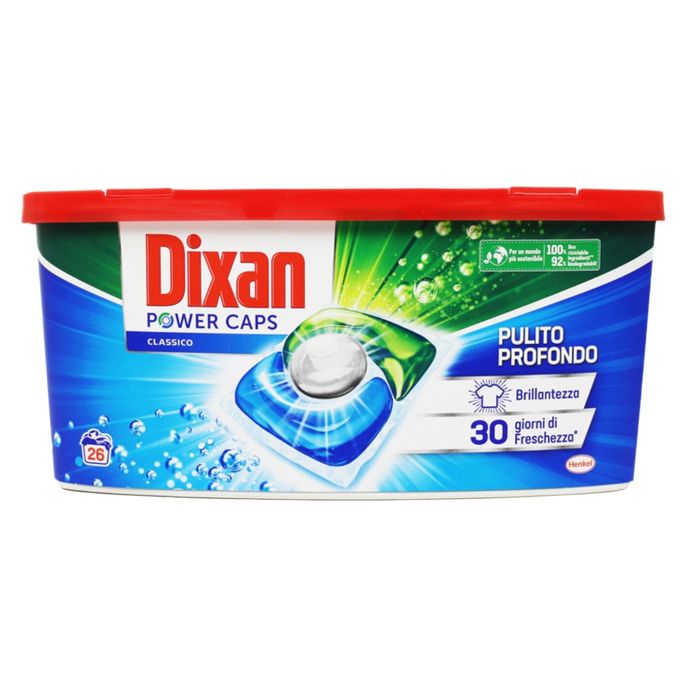 Capsule detergent for clothes, Dixan, classico, 26 capsules,