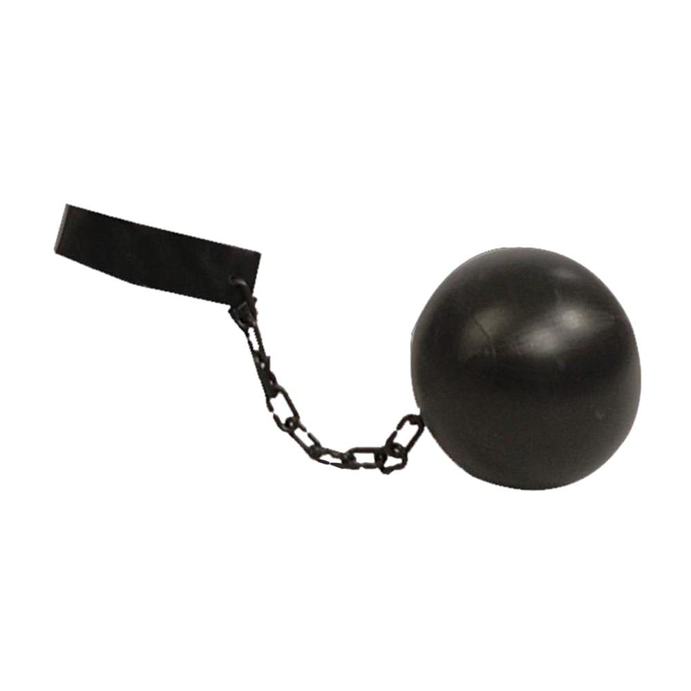 Prisoner ball, plastic, 10 cm, black | Megatek