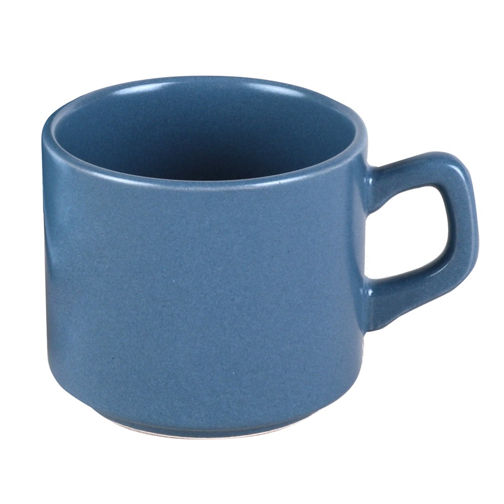 Tea cup Stackable, ceramic, blue, Dia.8 cm / 200 cc | Megate