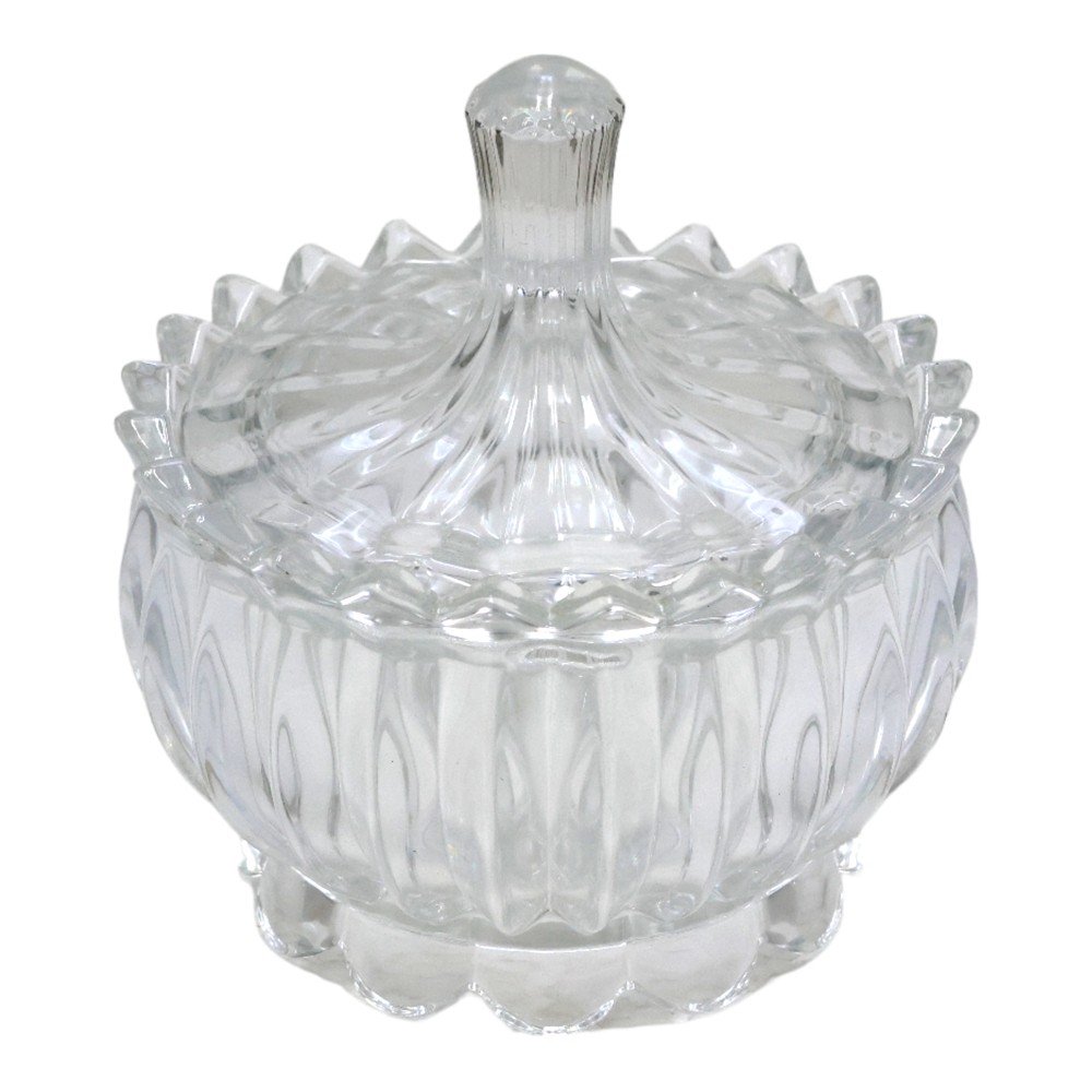 Candies holder, glass, transparent, 16x14.5 cm | Megatek