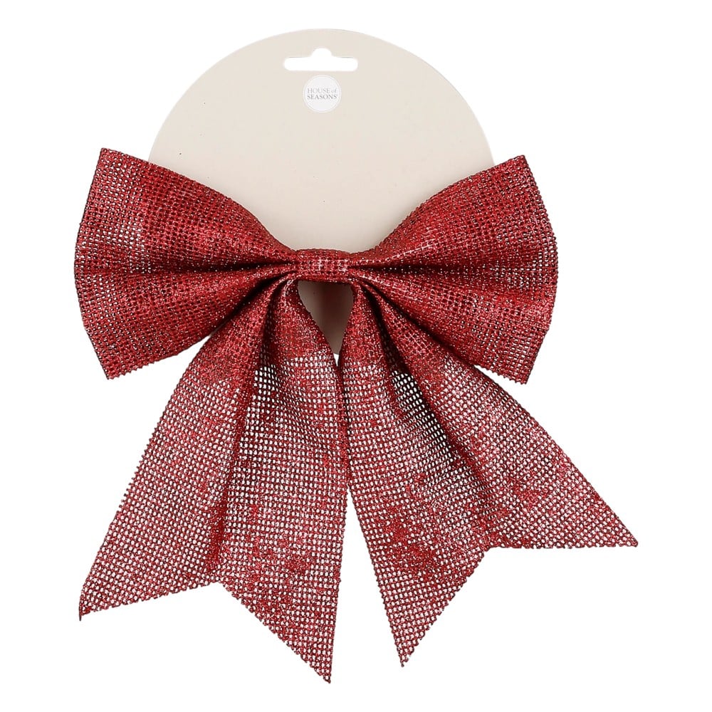 Decorative ribbon, PVC, red, 23 cm | Megatek