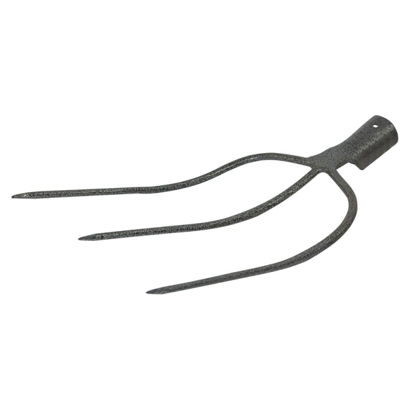 Garden fork, with three teeth, forged steel, 40x20 cm | Mega