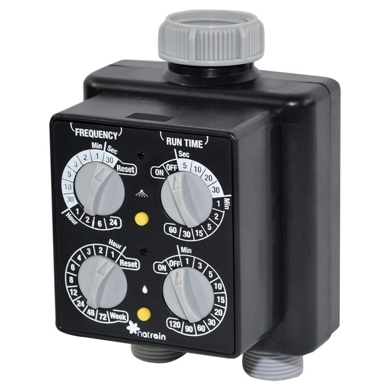 Irrigation system programmer, for water and fog, plastic | M
