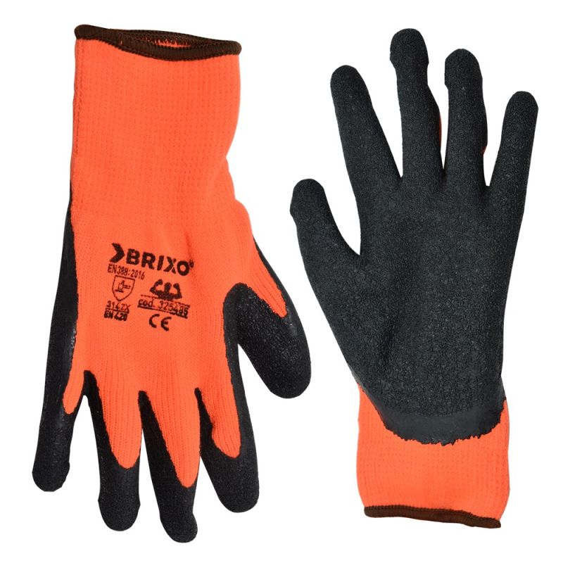 Gloves brixo rocky acrylic / latex antisciv. the | Megatek
