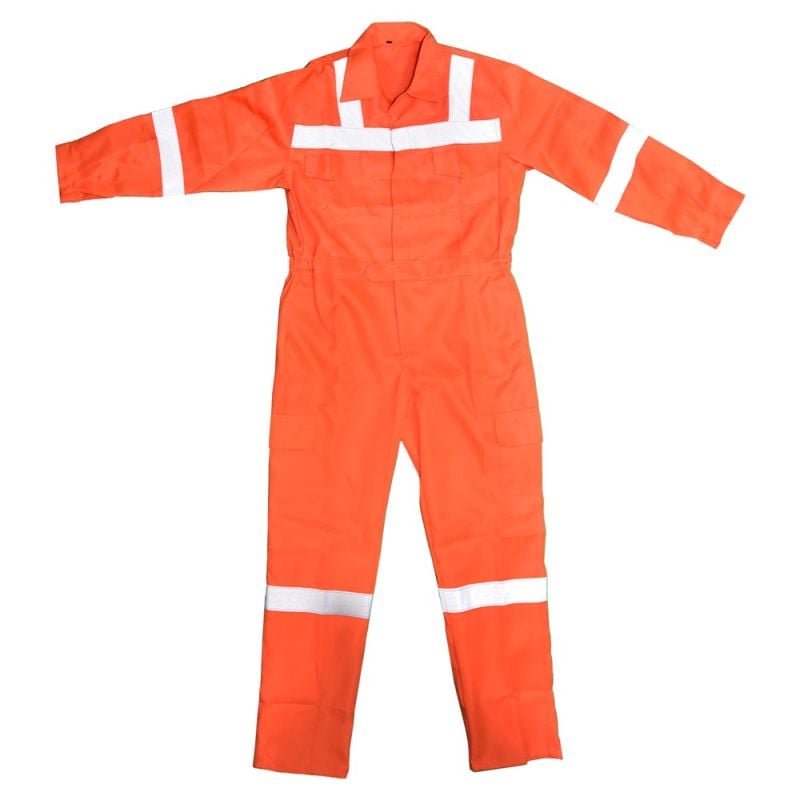 Work Clothes, Cotton / Polyester, Orange, XXL size | Megatek