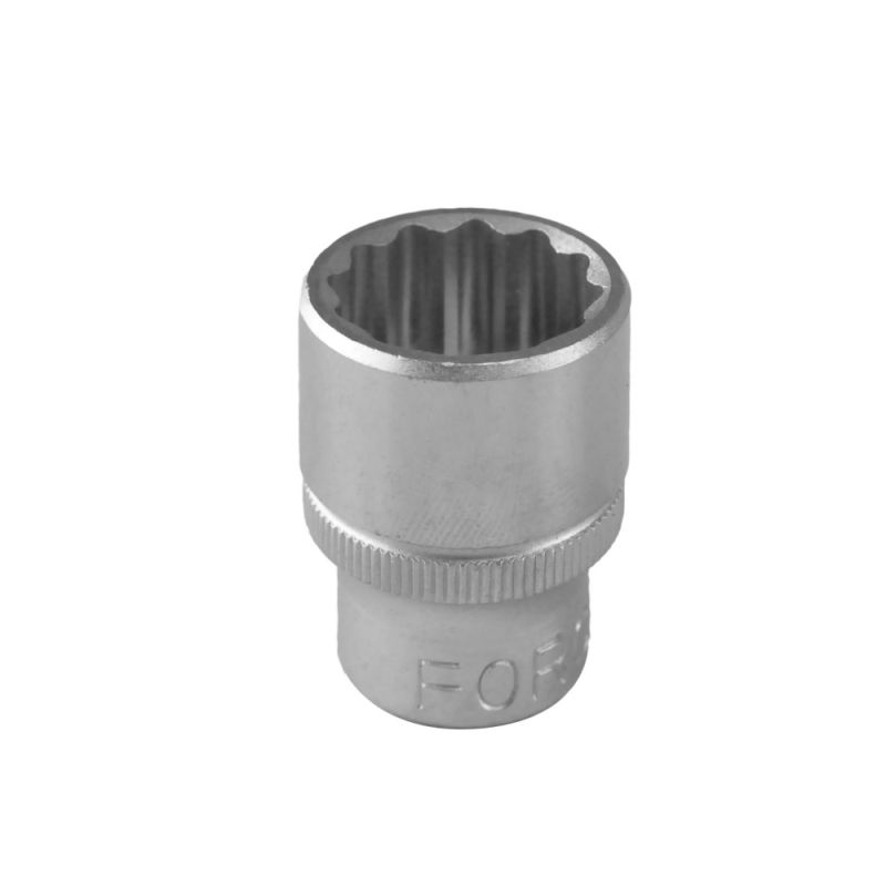 Kokë kriketi, FORCE, krom-vanadium, 3/8 ,12 kënde,16x30 mm