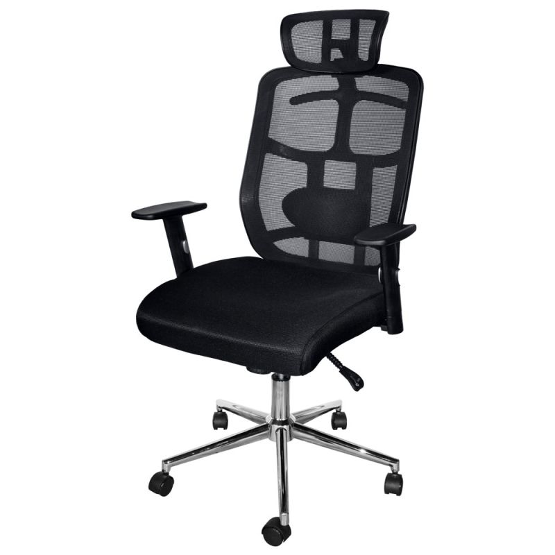 Karrige zyre me rrota, me krahë, strukturë e kromuar, rrjetë