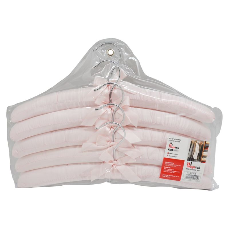 Varëse rrobash kremastar set 5 copë, MEGATEK, metalike dhe c