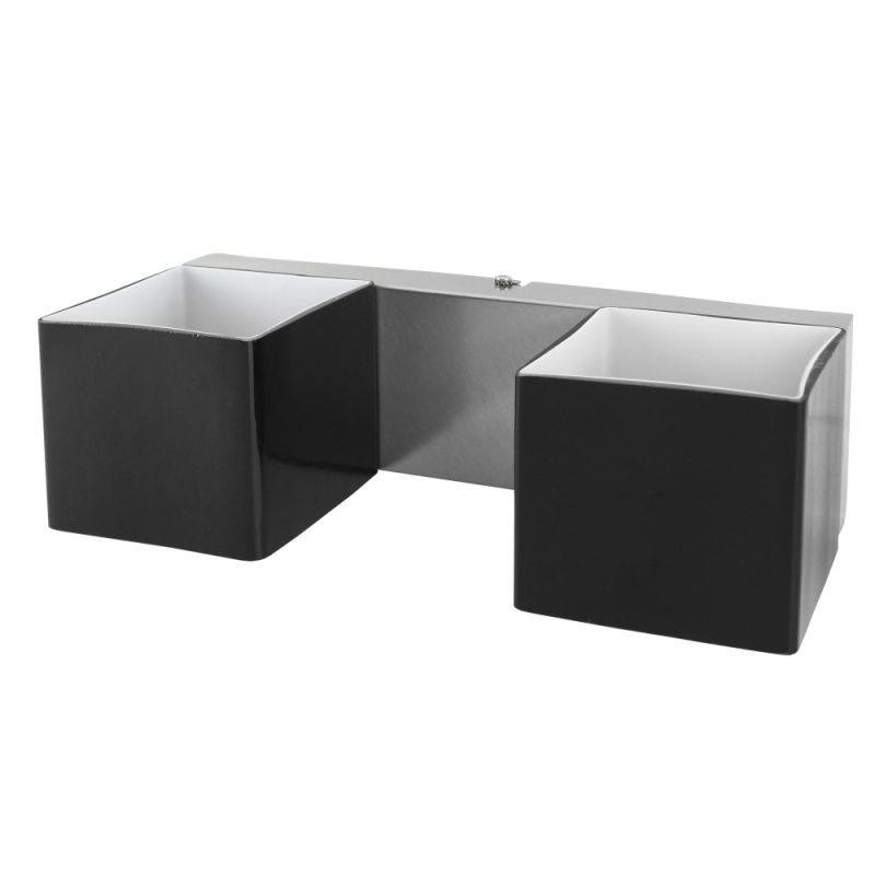 Ndricues muri dysh xhami i zi.G9 2X40W Llampat te perfshira