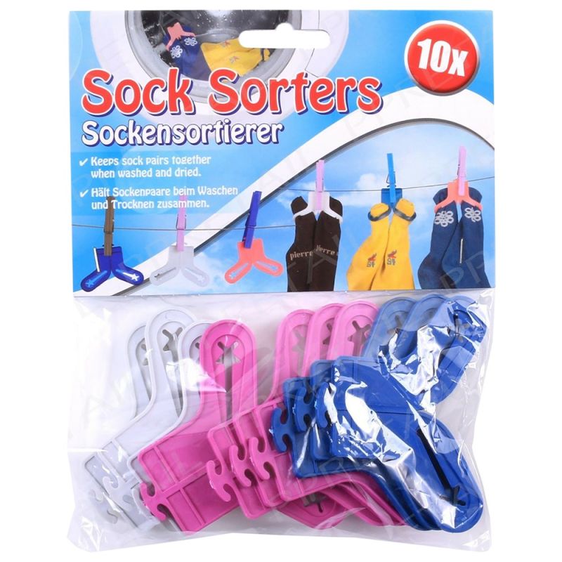Plastic, Sock sorters, 10 pieces | Megatek