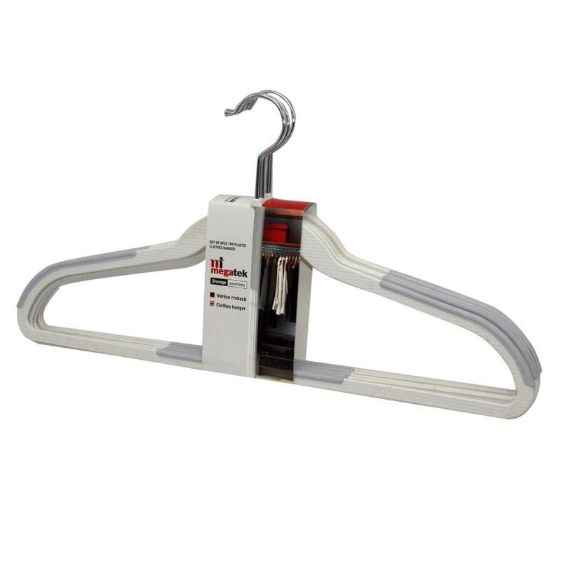 Varëse rrobash kremastar, set 5 copë, MEGATEK, plastike tpr,