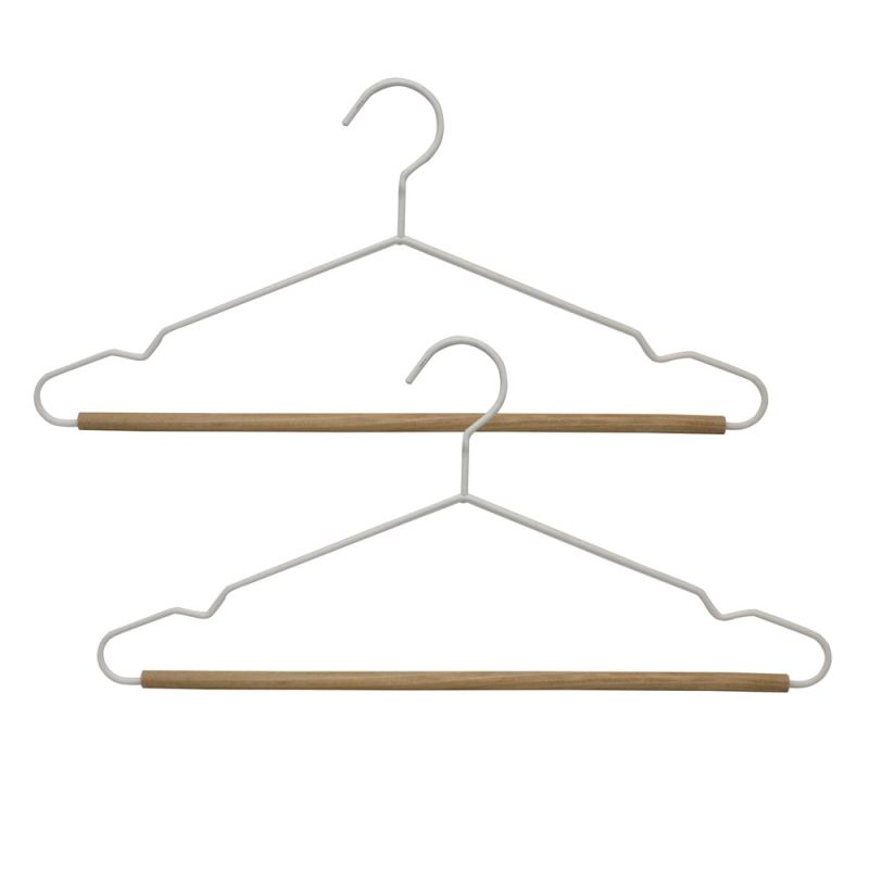 Varëse rrobash kremastar, set 2 copë, MEGATEK, metal i veshu