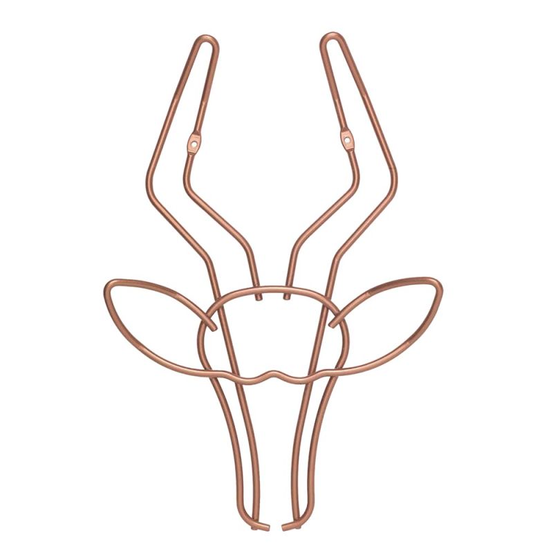 Varëse rrobash në mur, Safari, antilopë, veshje bakër polyth