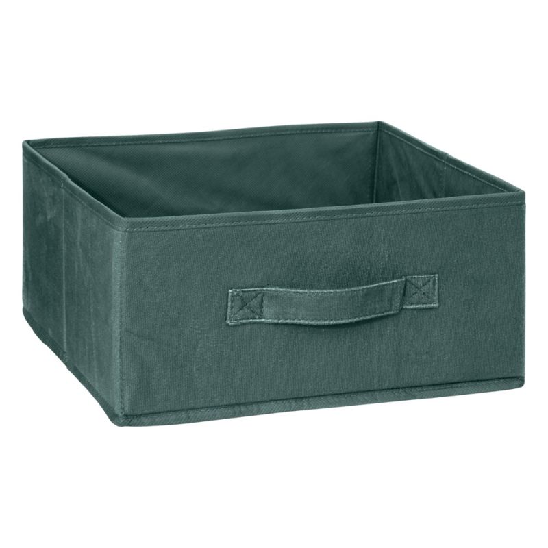 Storage box, velvet, green, 31x15 cm | Megatek