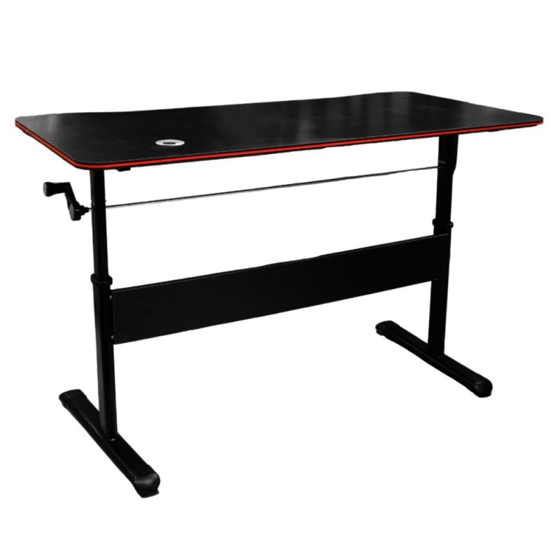 Study table, 15mm MDF with melamine tabeltop, metal frame, b