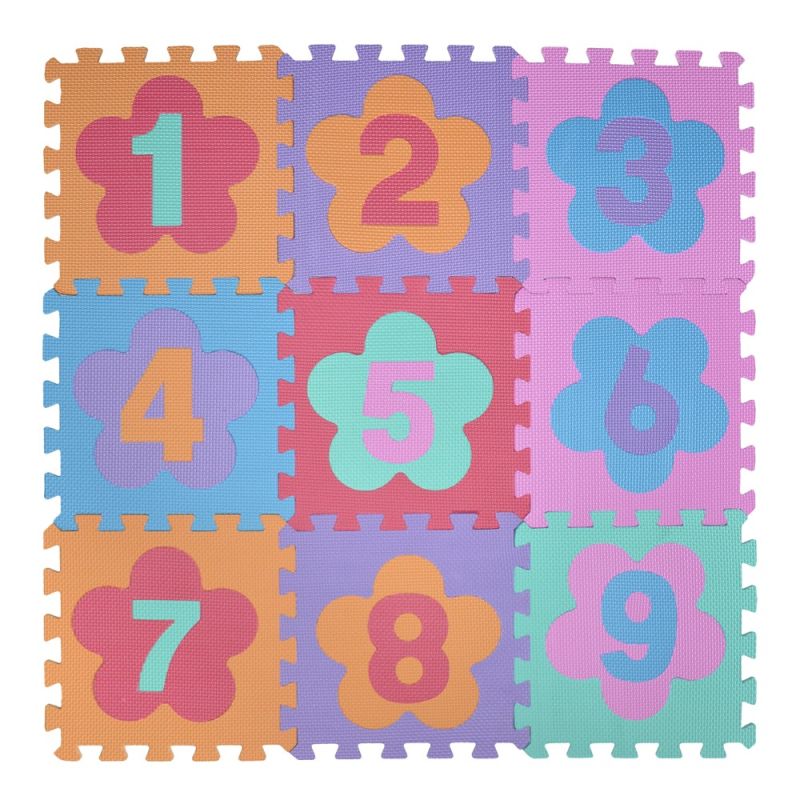 Floor Mats Toy Play Room Puzzles 30x30cm (9 pieces) | Megate