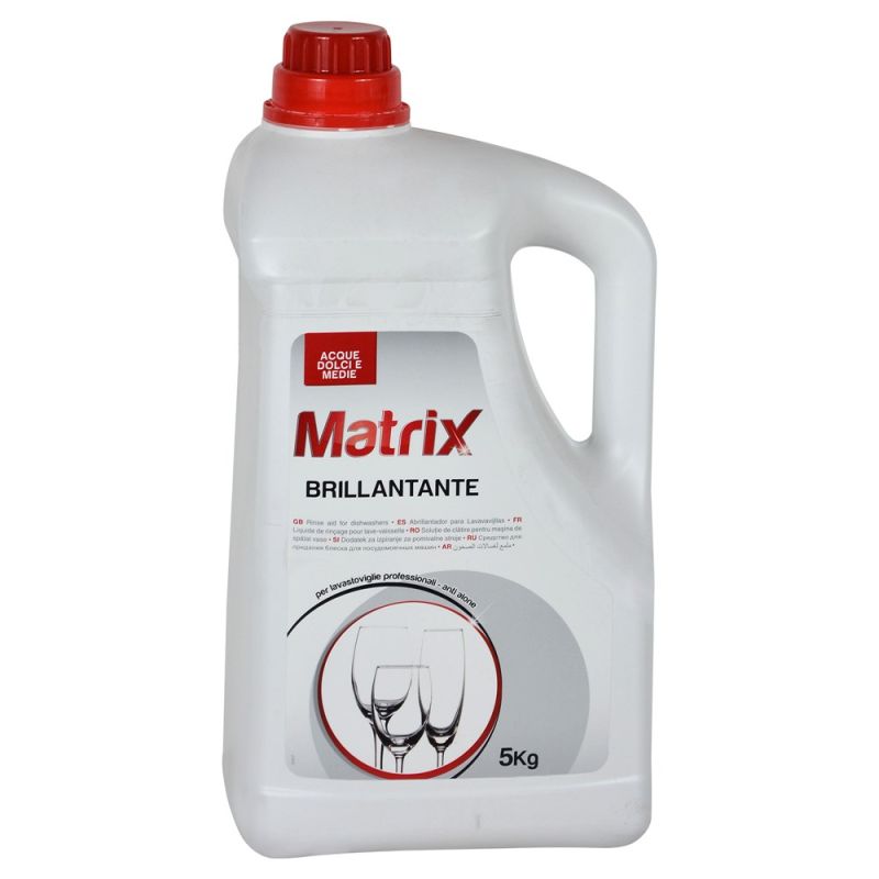 Cleaning detergent, Matrix dishwasher rinse 5 kg, 1 piece