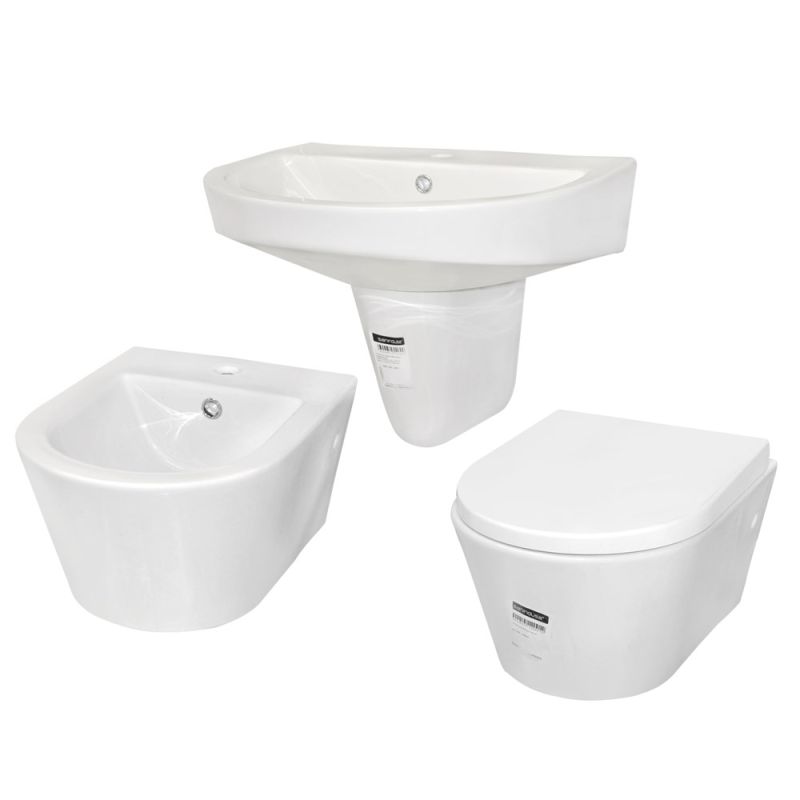 Set inkaso WC + Bide + Lavaman CITY | Megatek