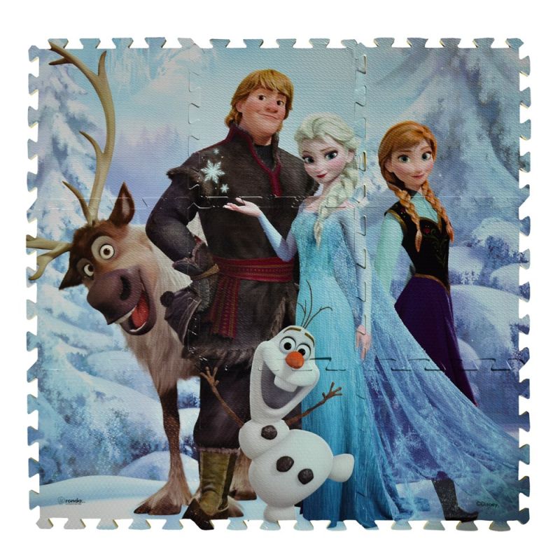 Puzzle mat, Frozen, EVA, mixed, 31x31 cm, 9 pieces, 1 pack