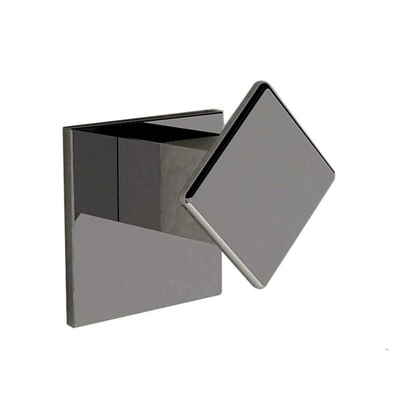 Varëse rrobash, me montim në mur, metal, e kromuar, 4.2x4.5x