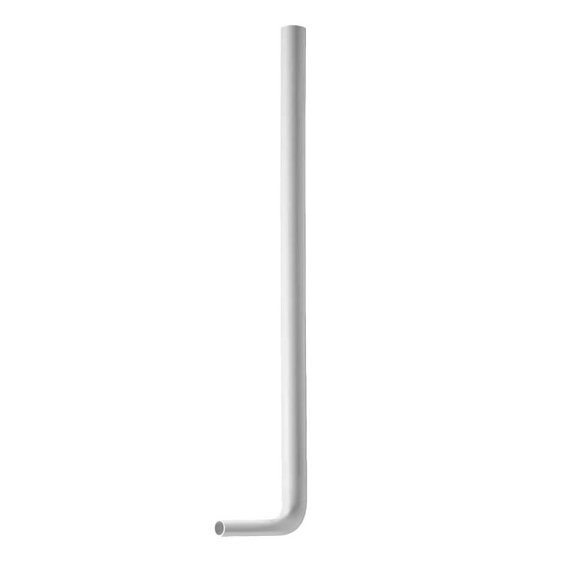 Corner tube for plastic tape, white, 50x32H100cm | Megatek
