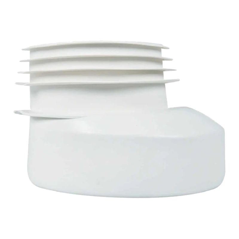 WC rubber, eccentric, soft pvc, white, ø110 | Megatek