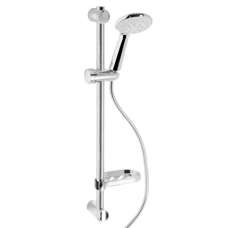 Set kokë dushi + salishent, Palinuro, 5 funksione, krom/abs,