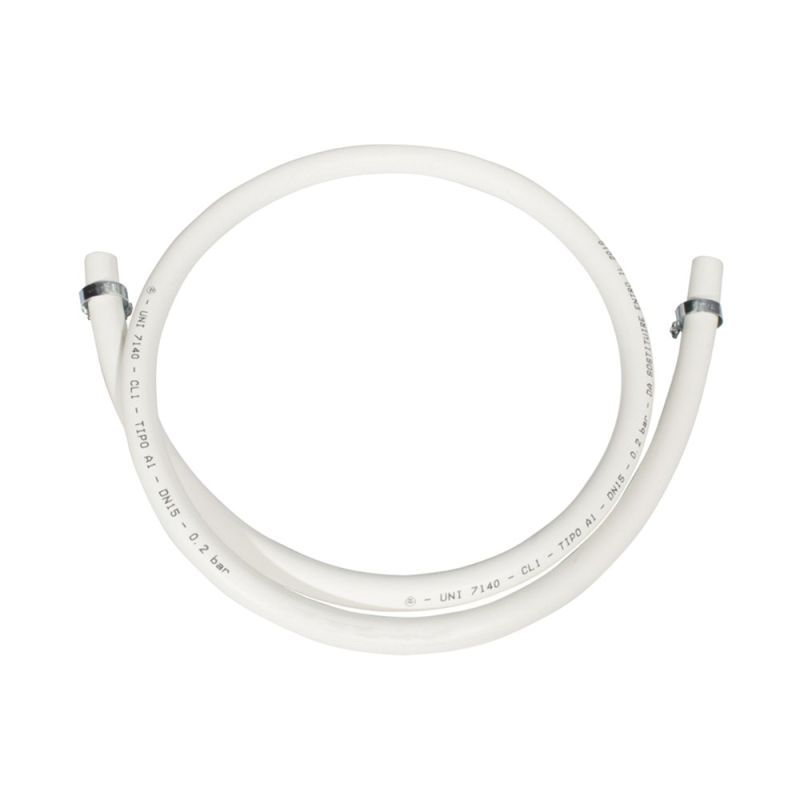 Rubber tube for gas, with flanges, white, 13x100cm | Megatek