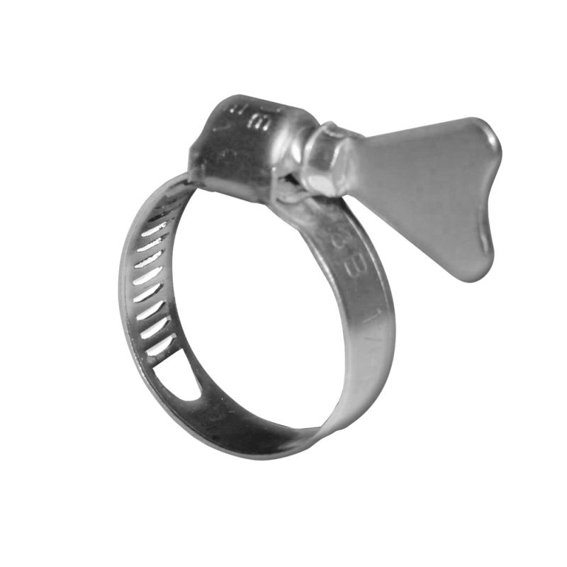Circular metal band, butterfly registration, 2 pieces, steel