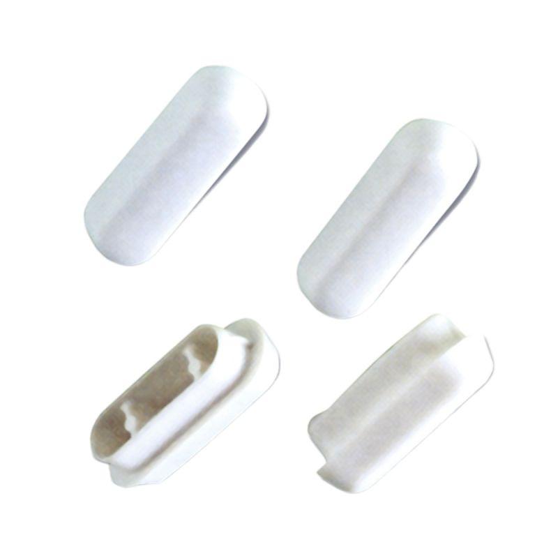 Toilet lid stopper, plastic, white, 4.5x H 1cm | Megatek