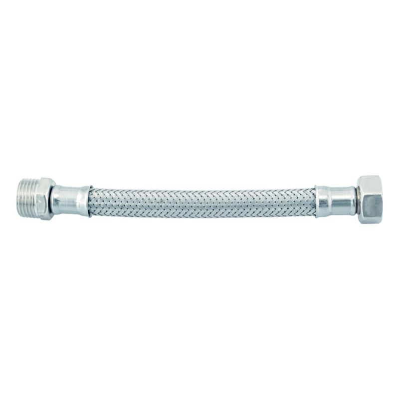 Flexible pipe, stainless steel mesh, M-F 1/2''X25 CM | Megat
