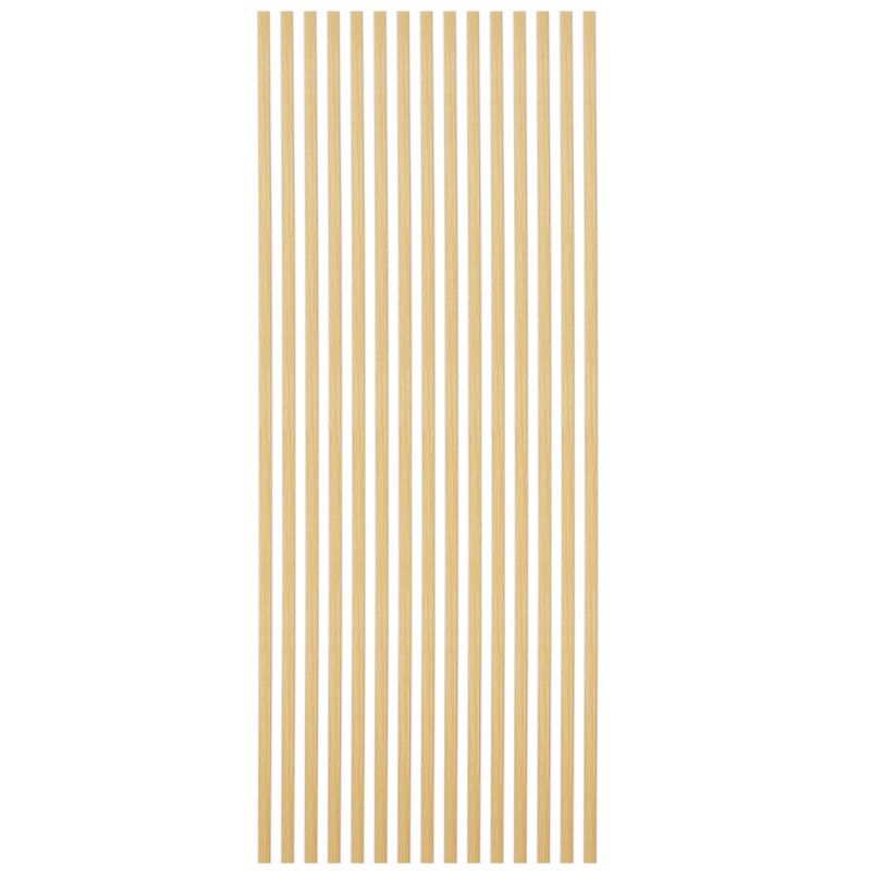 Panele dekorimi akustike, Mdf/ rimeso letër, lisi natyral, 2