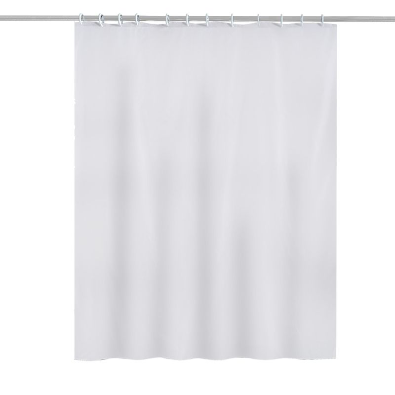 Shower curtain, Tinta,polyester , white, 180x200xcm | Megate