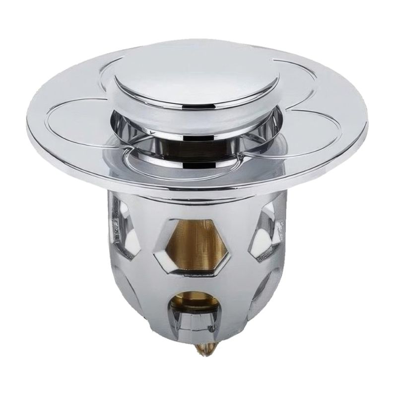 Universal drain Click-Clack in ABS silver color | Megatek