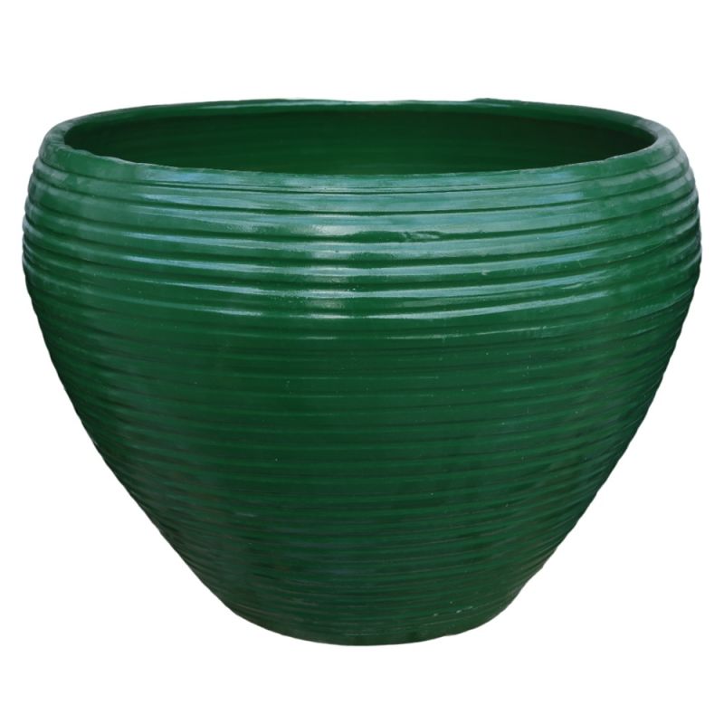 Vazo lulesh, qeramike, jeshile, Ø60 cm | Megatek