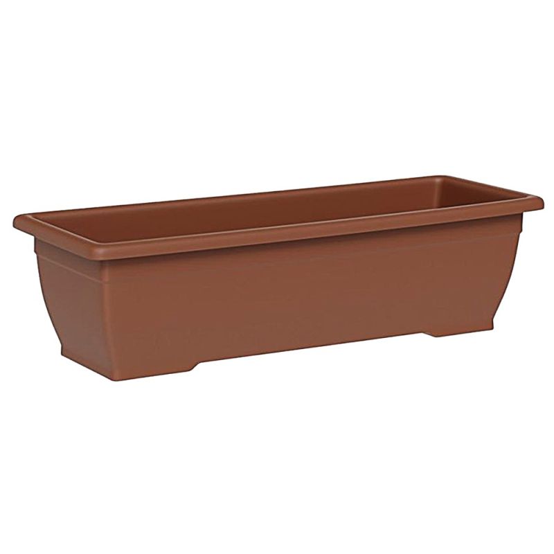 Flower pot, Nara, plastic, terracotta, 80 cm | Megatek