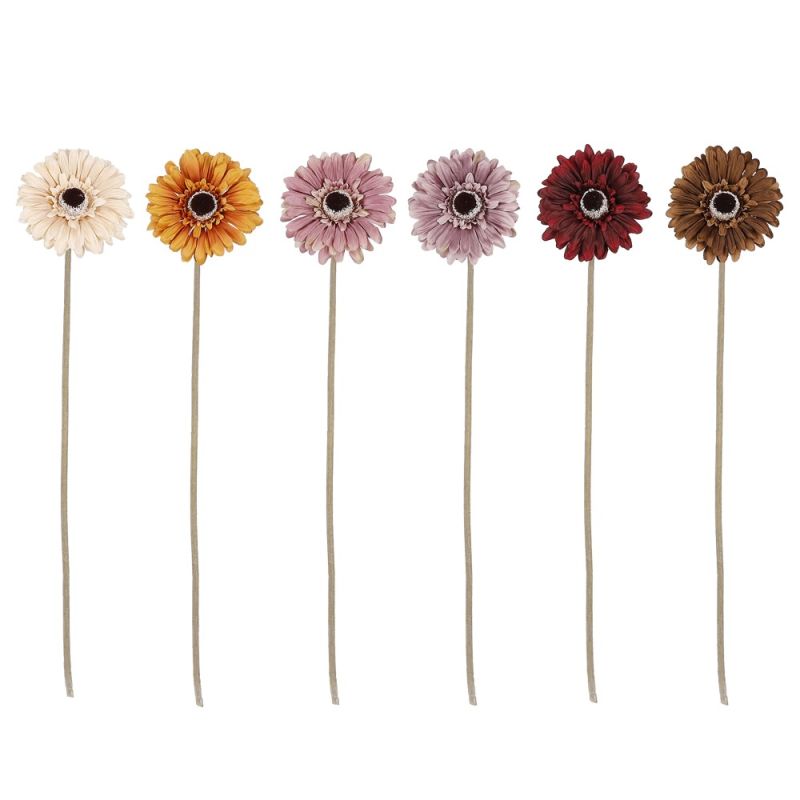 Artificial flower, Gerbera, assorted, H56 cm | Megatek