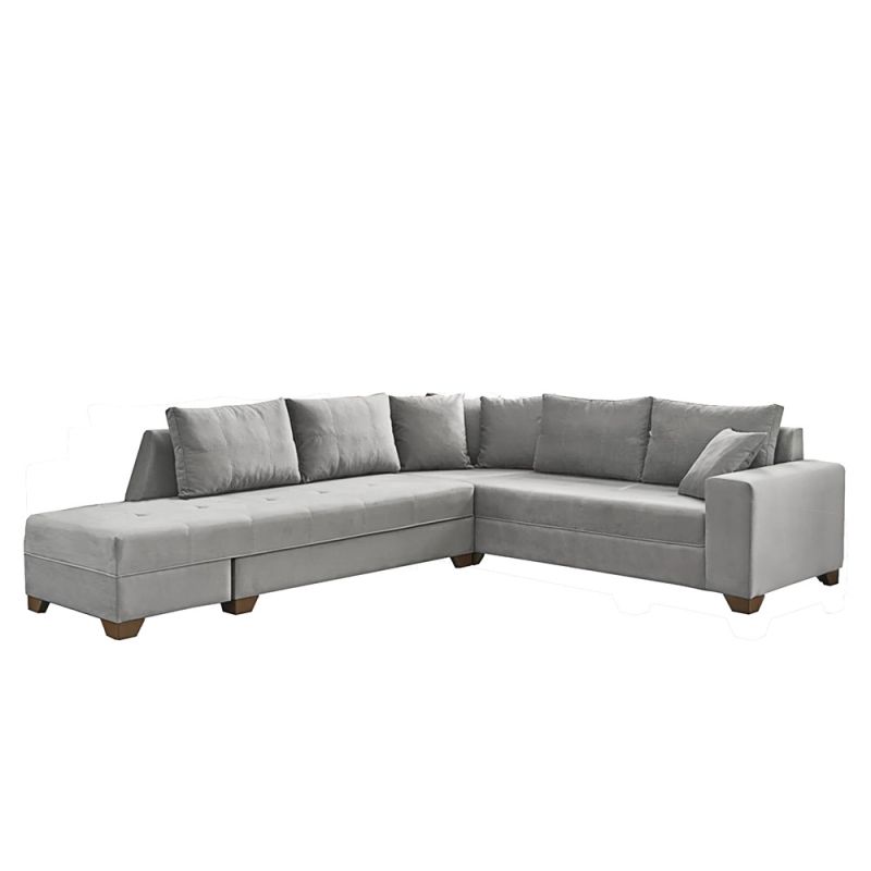 Divan këndor, Esse, majtas, strukturë dru ahu, tapiceri teks