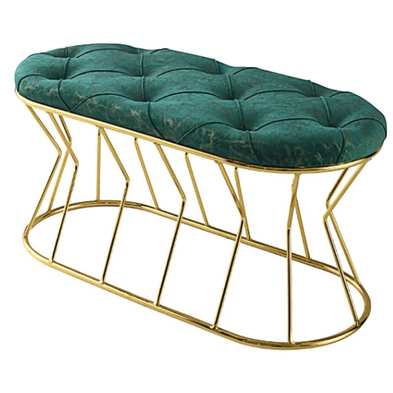 Bench, Vase, metal frame, seat with sponge and polyester fab