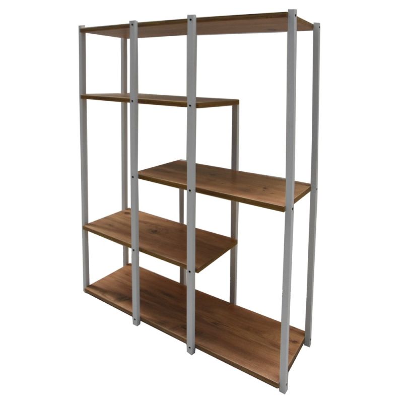 Raft shumëfunksional, Carnival, 5 rafte, melaminë/metalike,