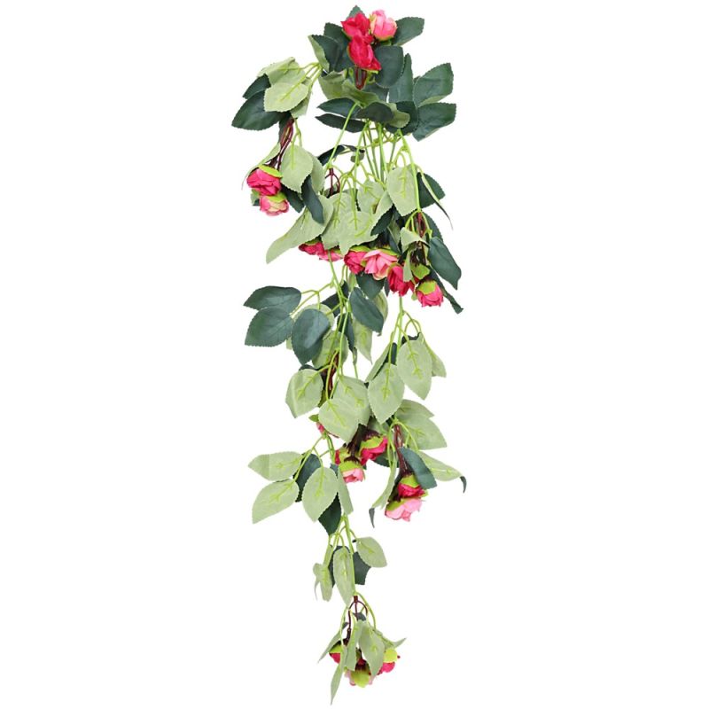 Lule artificiale, plastik, jeshile/e kuqe, 80 cm | Megatek